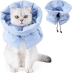 Amazon.com : Soft Cat Cone Collar for Recovery - Adjustable ...