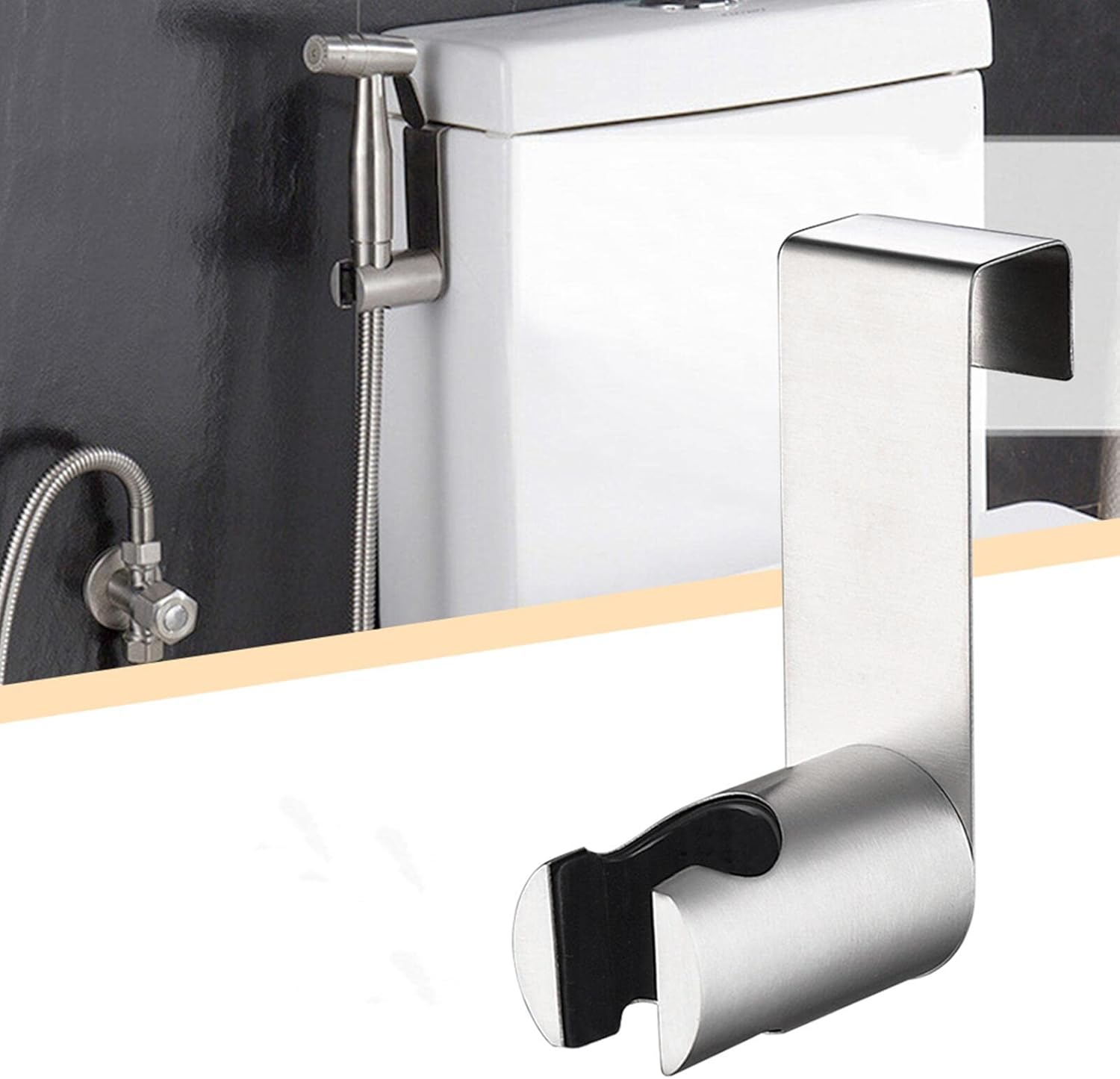 Amazon.com: Saycker Bidet Sprayer Holder,Stainless Steel Hanging Rack ...
