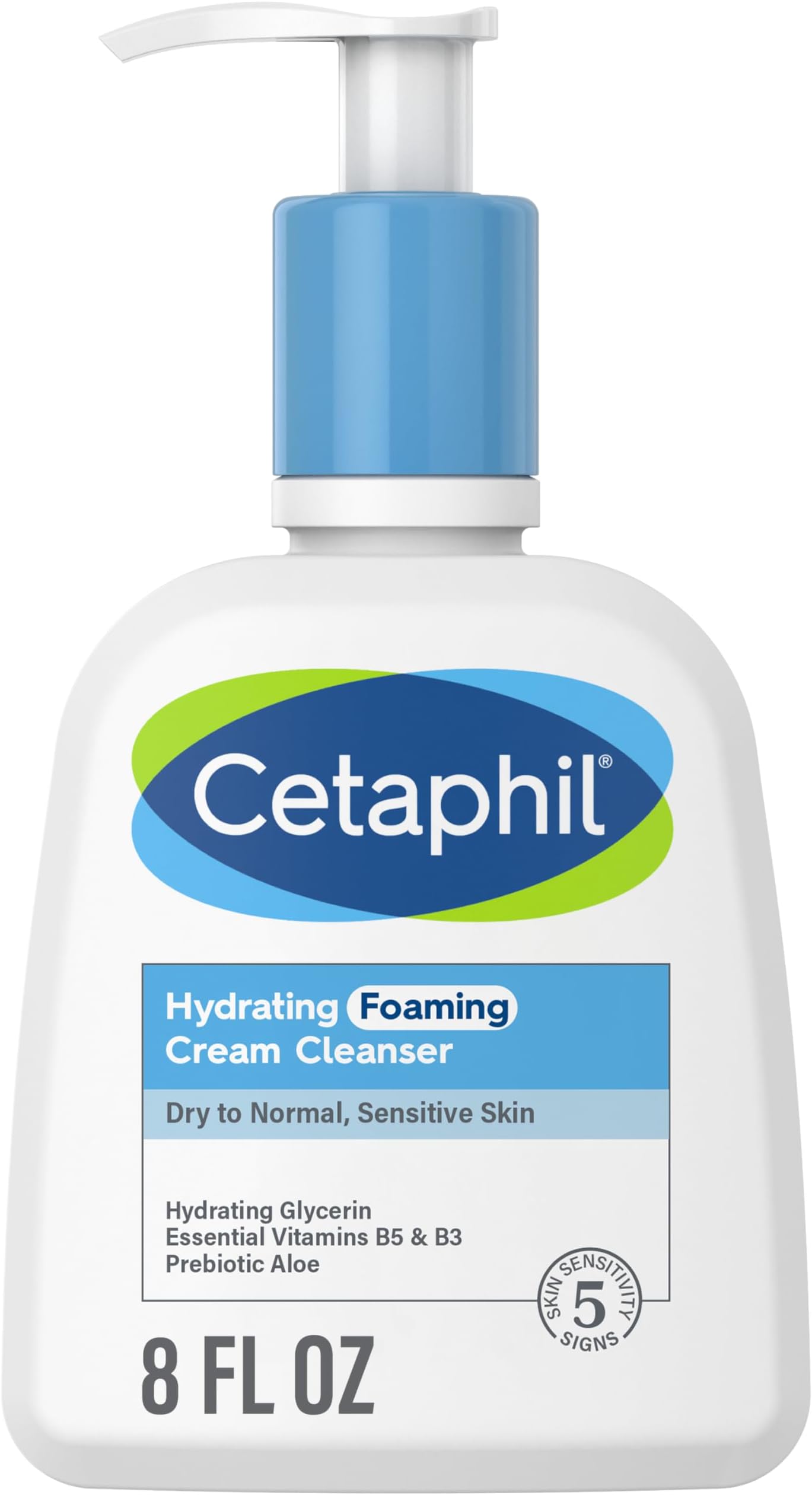 Amazon.com: Cetaphil Cream to Foam Face Wash, Hydrating Foaming Cream ...