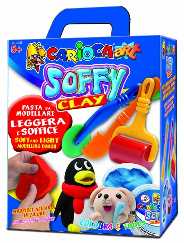 Buy Carioca Soffy Clay Dough Clay Box and Tools (6 Colors) Online at ...