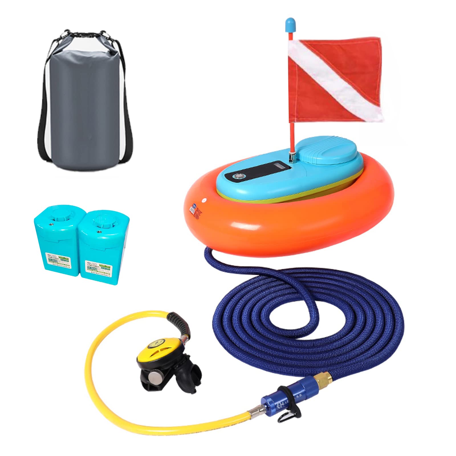 Buy CRONDA Scuba Mini, Replaceable Battery Diving Ventilator ...