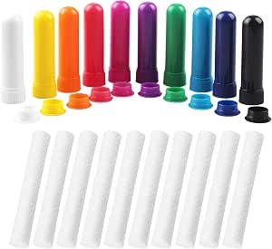 10 PCS Essential Oil Aromatherapy Inhalers, Refillable Inhaler Stick ...