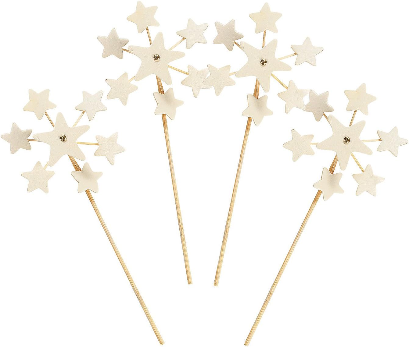 Amazon.com: DIY Mini Star Pinwheels - Set of 12 - USA, Fourth of July ...