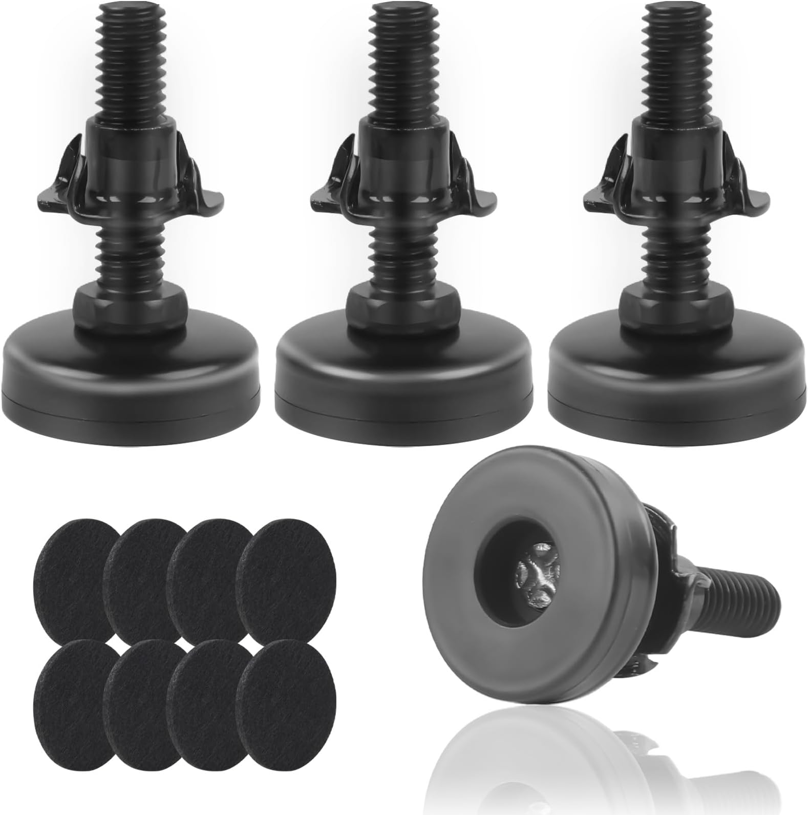 Amazon.com: 3/8" Thread Furniture Feet Levelers, Adjustable Furniture ...