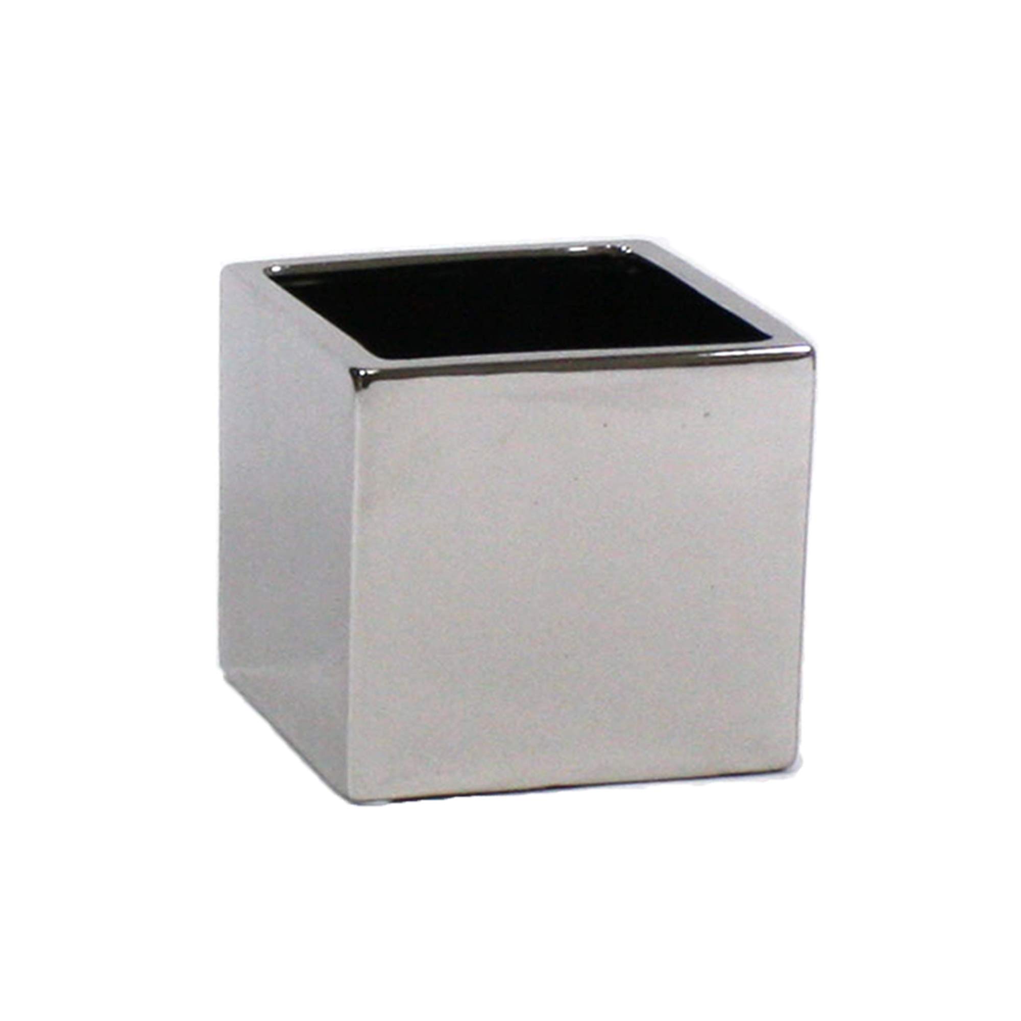 Amazon.com: WGV Ceramic Cube Vase Width 5.5" Height 5" (Fits 5" Pot ...