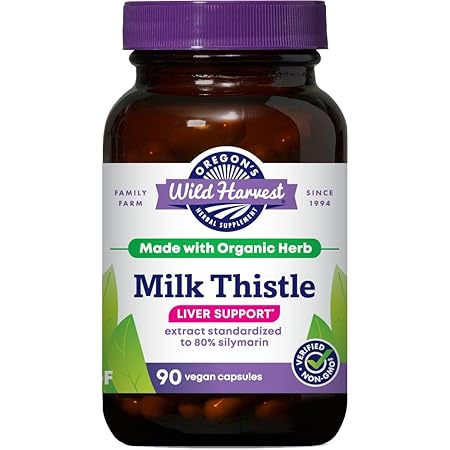 Amazon.com: Oregons Wild Harvest Milk Thistle -Organic - 90 caps ...