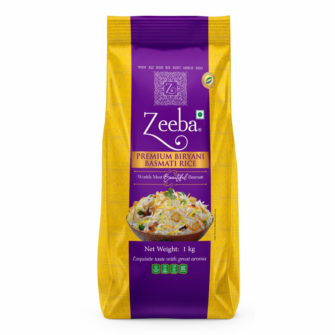 Zeeba Premium Basmati Rice - 1 KG : Amazon.in: Grocery & Gourmet Foods