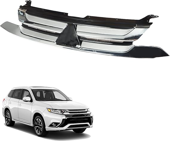 Amazon.com: munirater Front Upper Mesh Grille Grill Strip Trim Black ...