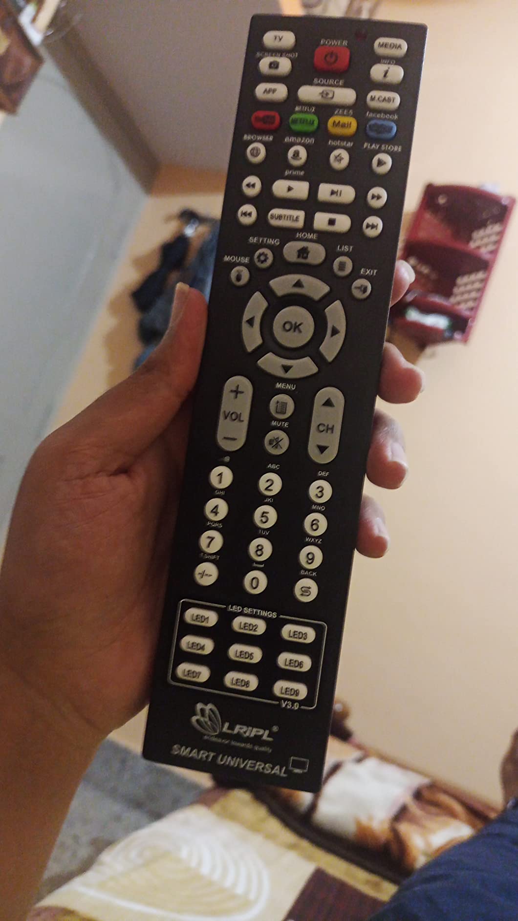 Buy LRIPL Lcd Led Tv Universal Remote Control Compatible For All Non ...