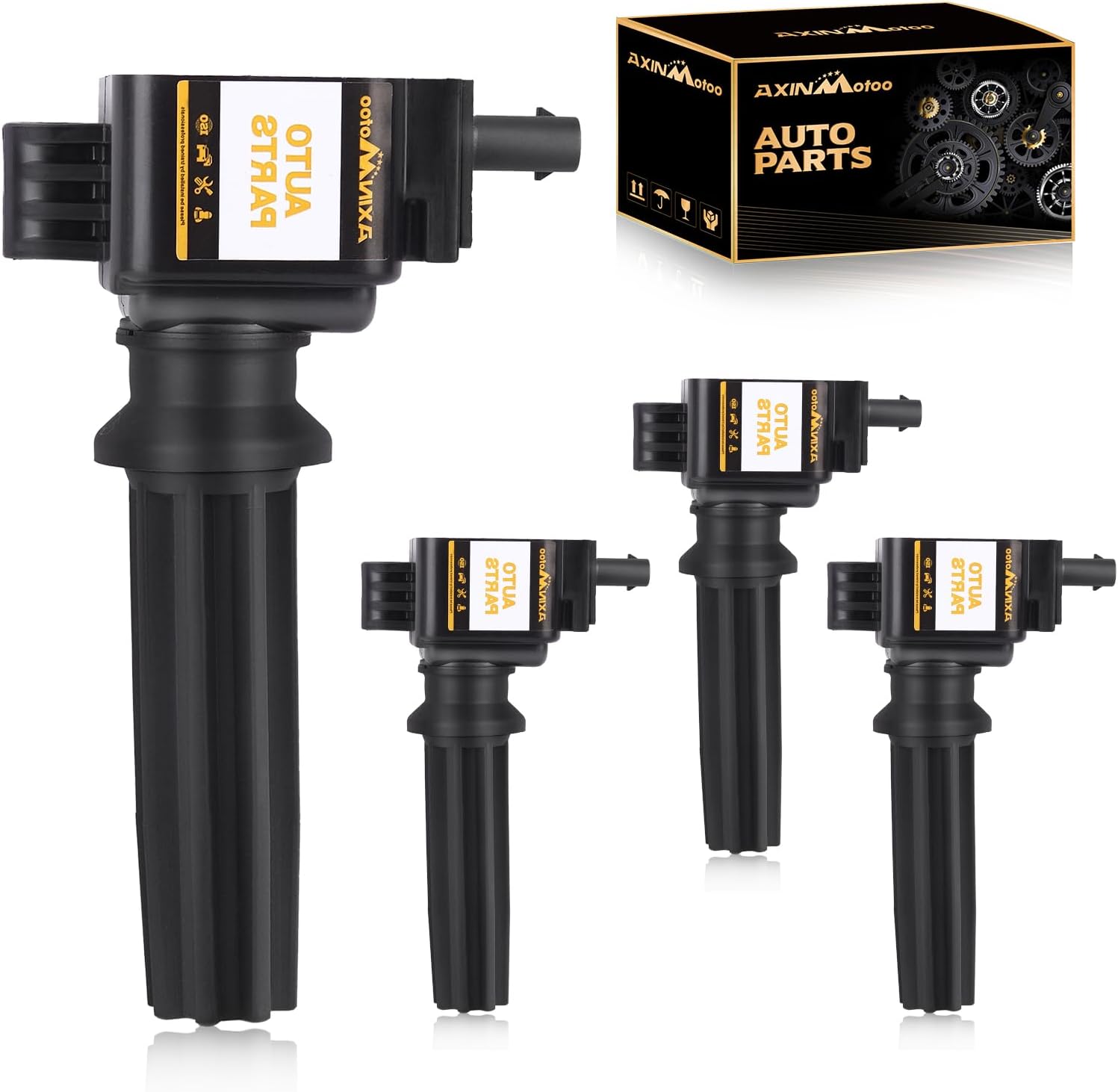 Amazon.com: AXINMOTOO 4PCS Ignition Coil Pack Replacement for Ford Edge ...