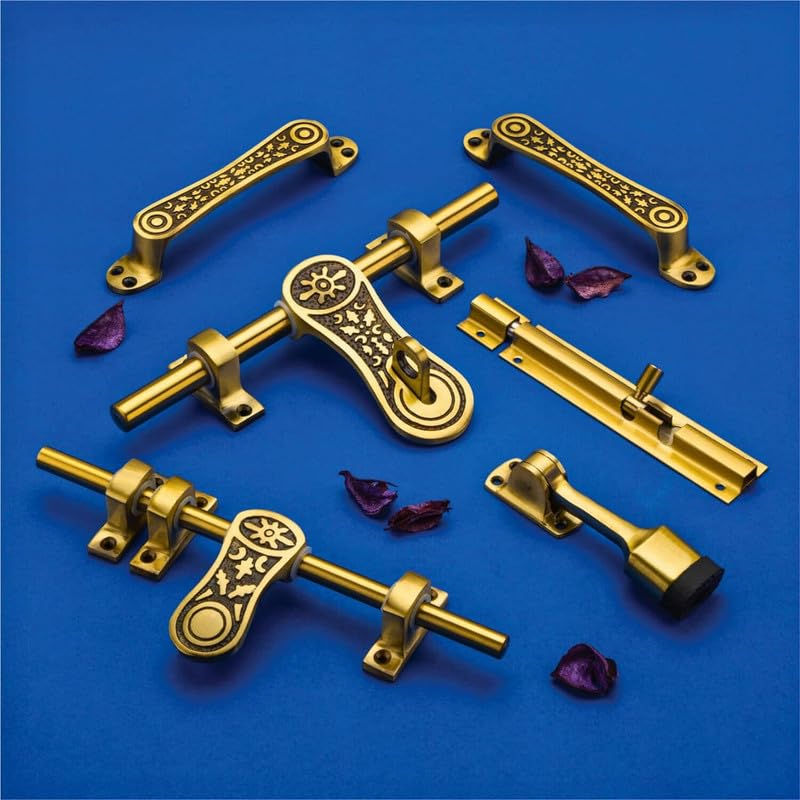 Buy Peelite Aluminum Heavy Single Door Fitting AcceALories Full Set/Kit ...