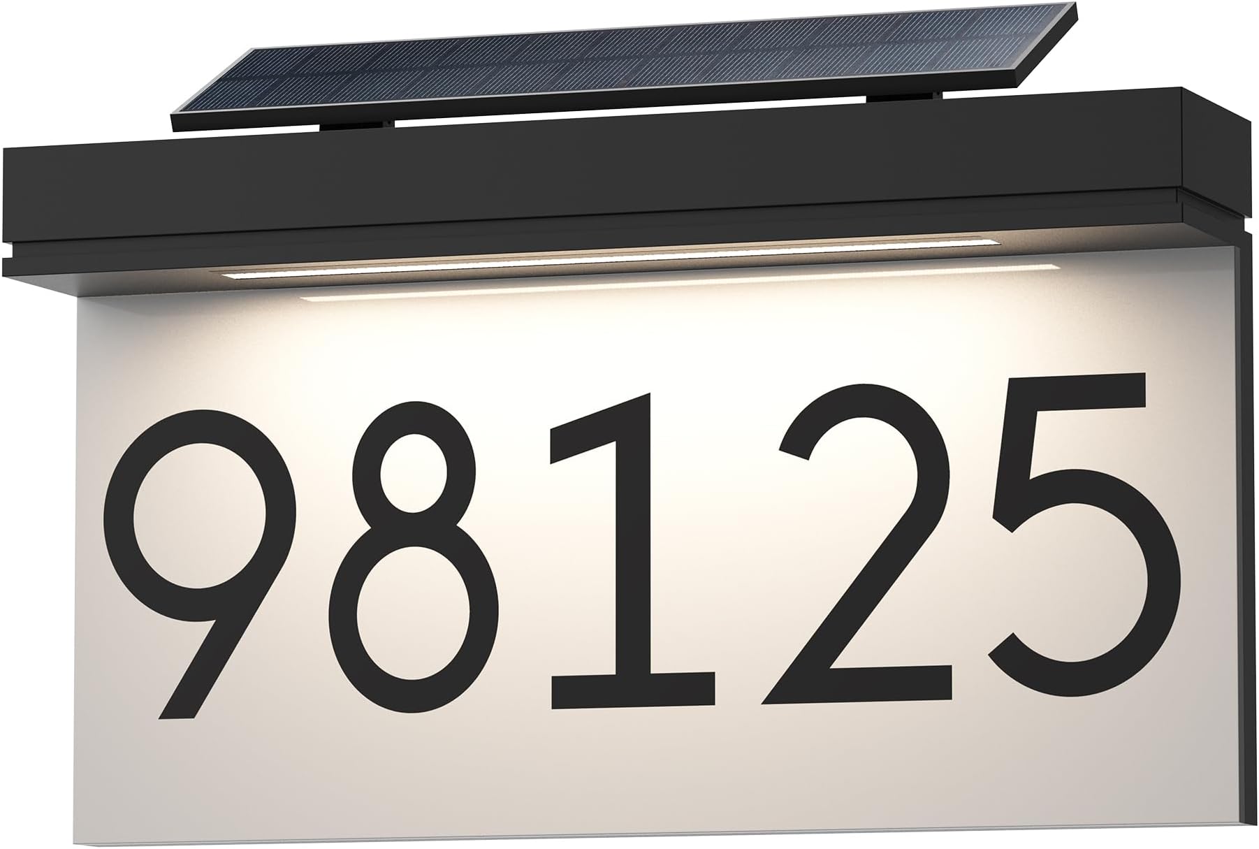 Amazon.com: Custom House Address Plaque, LED illuminated Acrylic Double ...