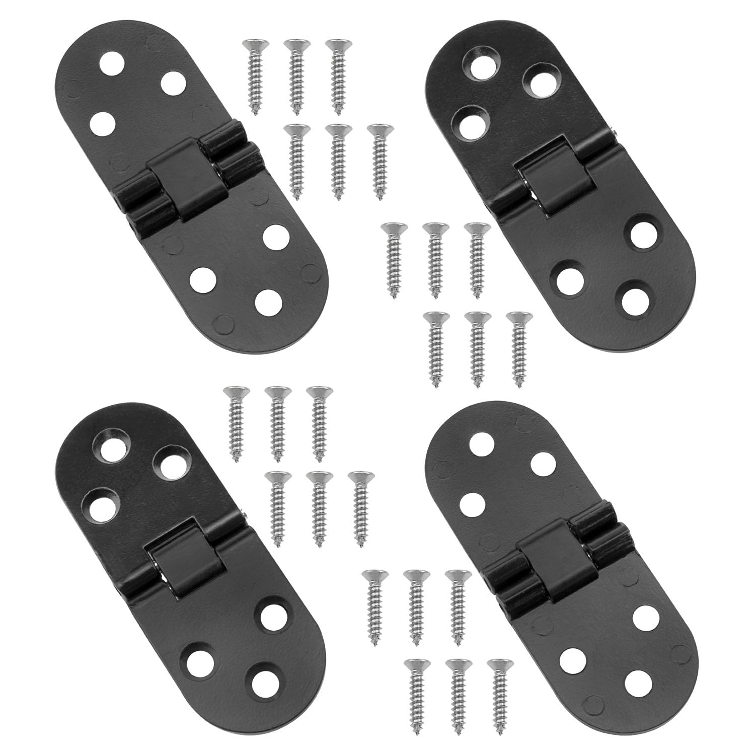 VAKTOK Folding Table Hinges Flippable Hinge 180 Degree Miniature Hinges ...