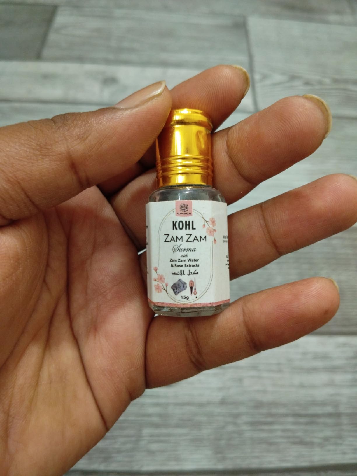 Buy AL MASNOON KOHL ITHMID/Ithmid Surrma Made with Zam Zam Water 15g ...