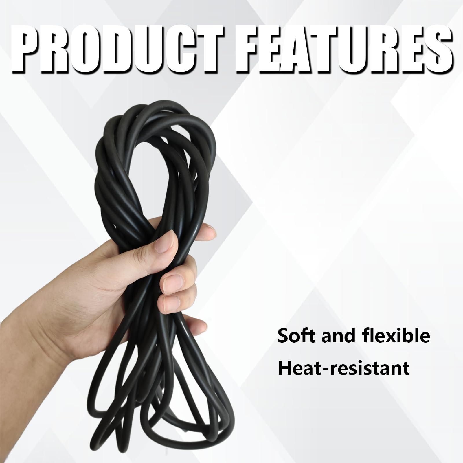 Snapklik.com : Backer Rod 1/4 Inch, EPDM Rubber Foam Caulk Saver 16.4 ...