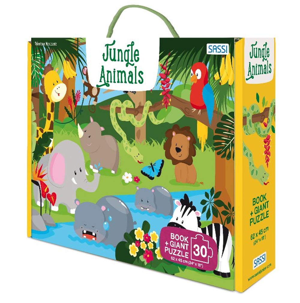 Jungle Animals (Book & Giant Puzzle): Valentina Manuzzato ...