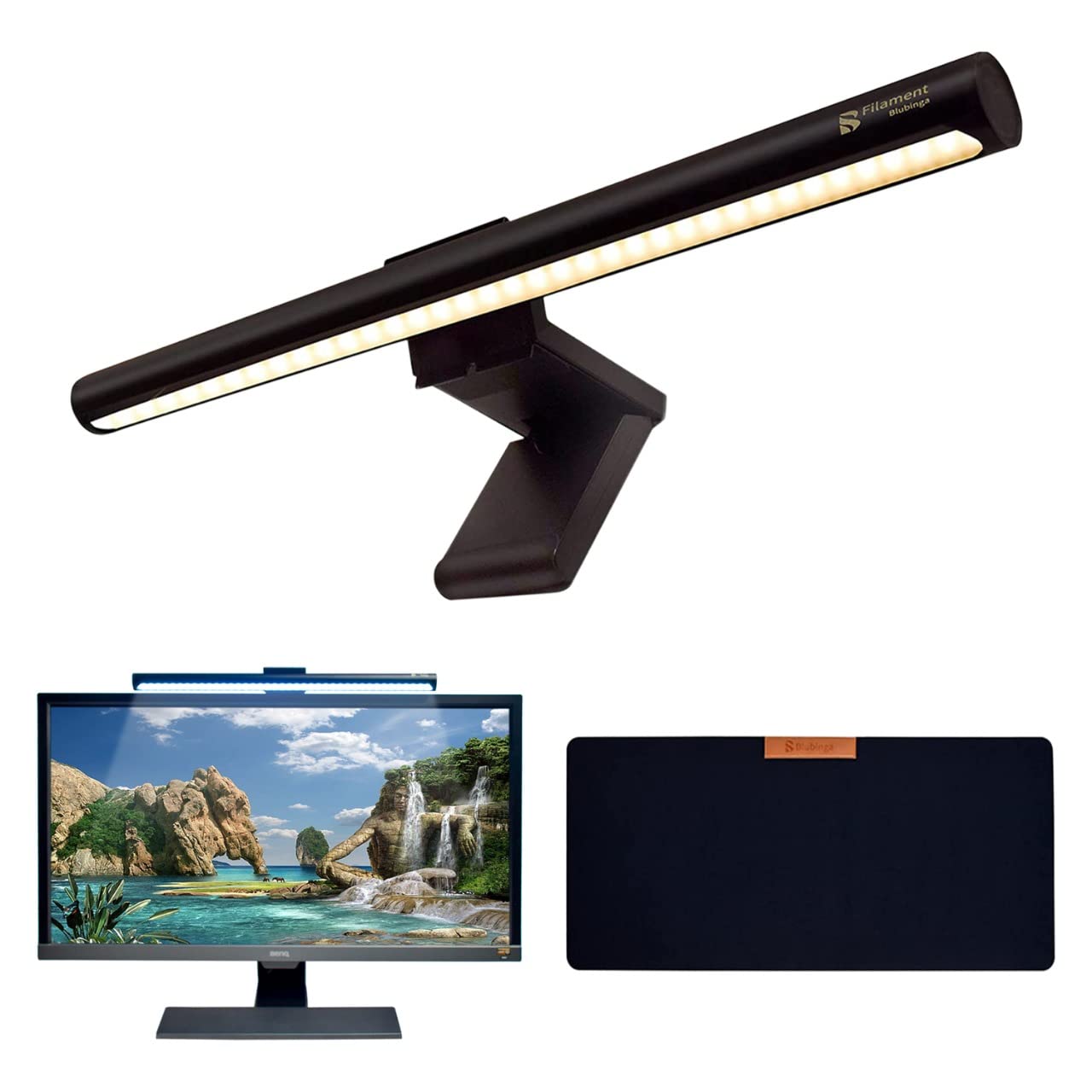 Buy Computer Monitor Light Bar, Computer Light with Touch Sensor, USB ...