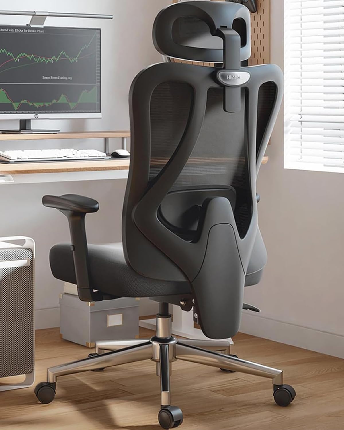 Amazon.com: Hbada E3 Air Ergonomic Office Chair, Big and Tall Office ...