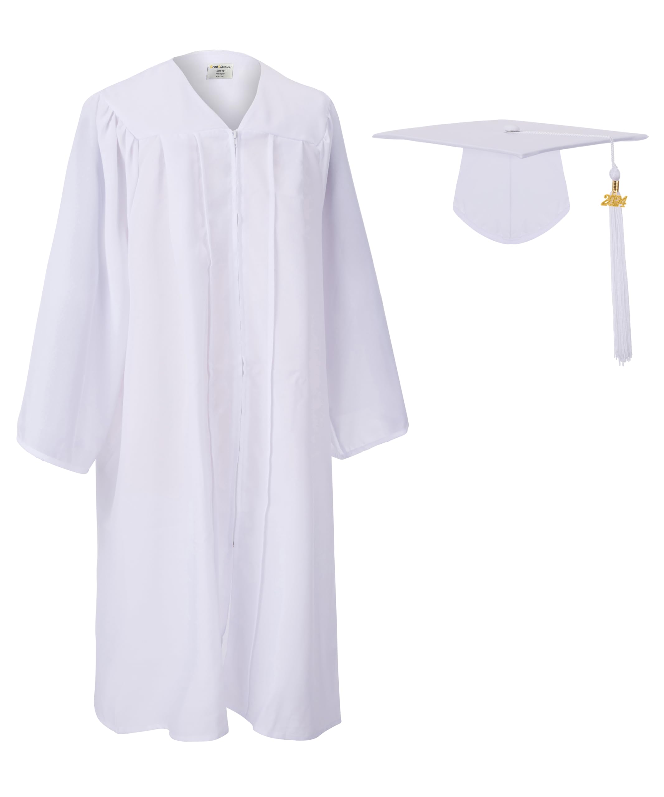 Snapklik.com : GradClassical Unisex Matte Graduation Gown Cap Tassel ...