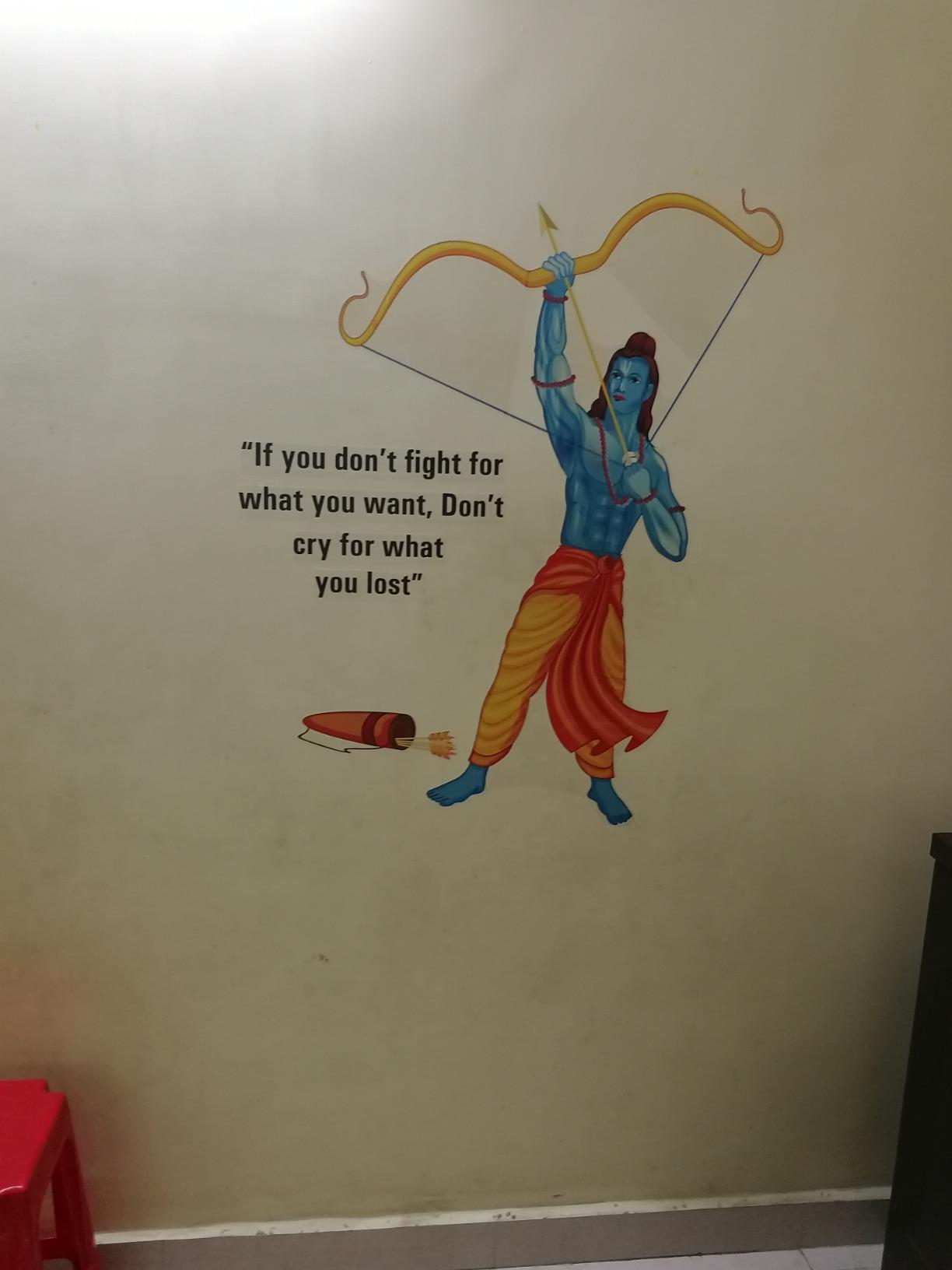 Buy rawpockets Vinyl ' Lord Ram Motivation Quotes' Wall Sticker (Wall ...