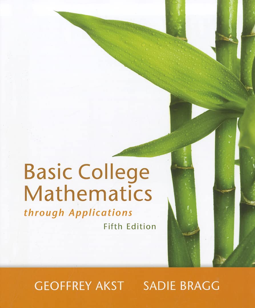 Basic College Mathematics through Applications: Akst, Geoffrey, Bragg ...