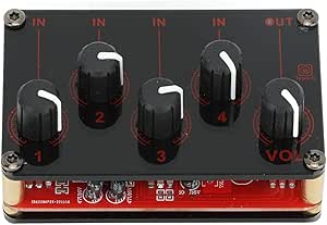 Amazon.com: Mini Sound Board Console, Passive Stereo Audio Mixer Good ...