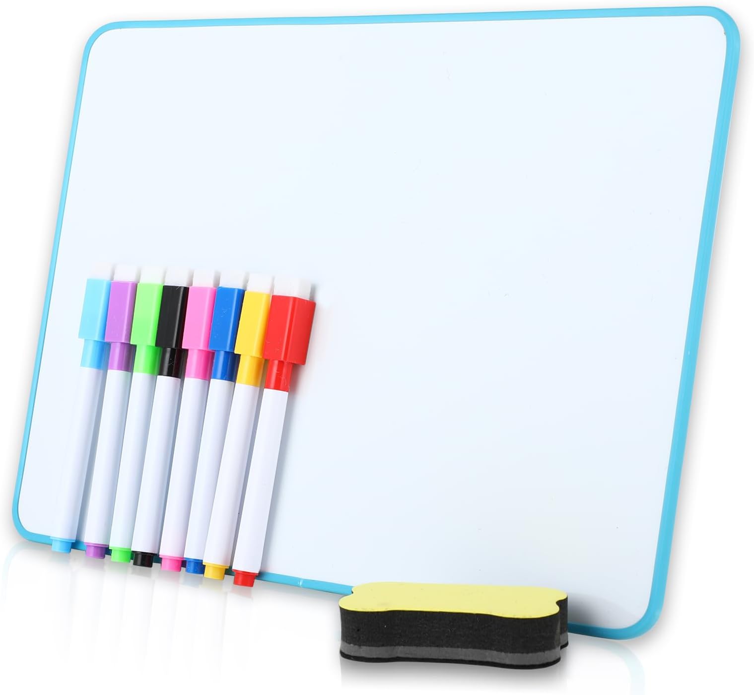 Wenrescry A4 Double Sided Magnetic Whiteboard with Stand, 21x30 cm ...