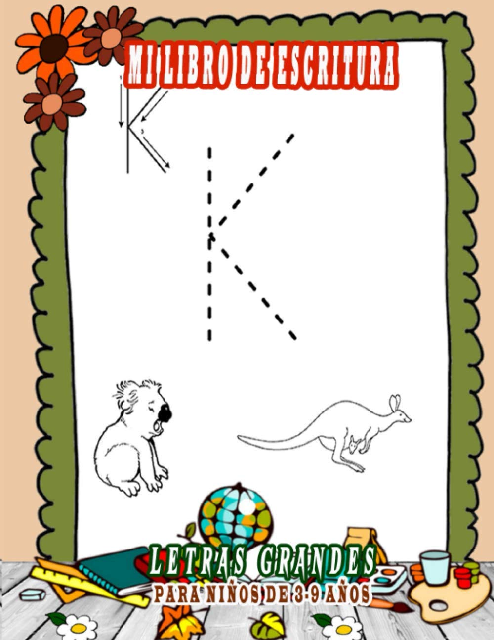 Buy Mi Libro De Escritura Letras Grandes Para Niños de 3-9 años ...