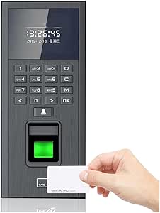 Amazon.co.jp: 125Khz 13.56Mhz Multi-Function Time Clock,Access Control ...