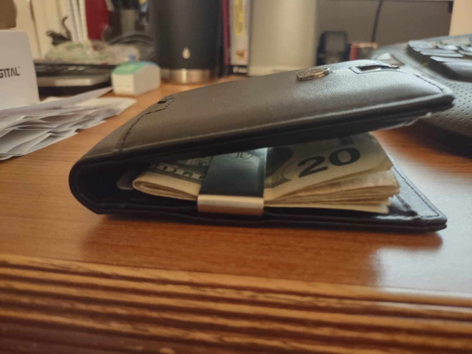 $7/mo - Finance TRAVANDO Mens Slim Wallet with Money Clip AUSTIN RFID ...