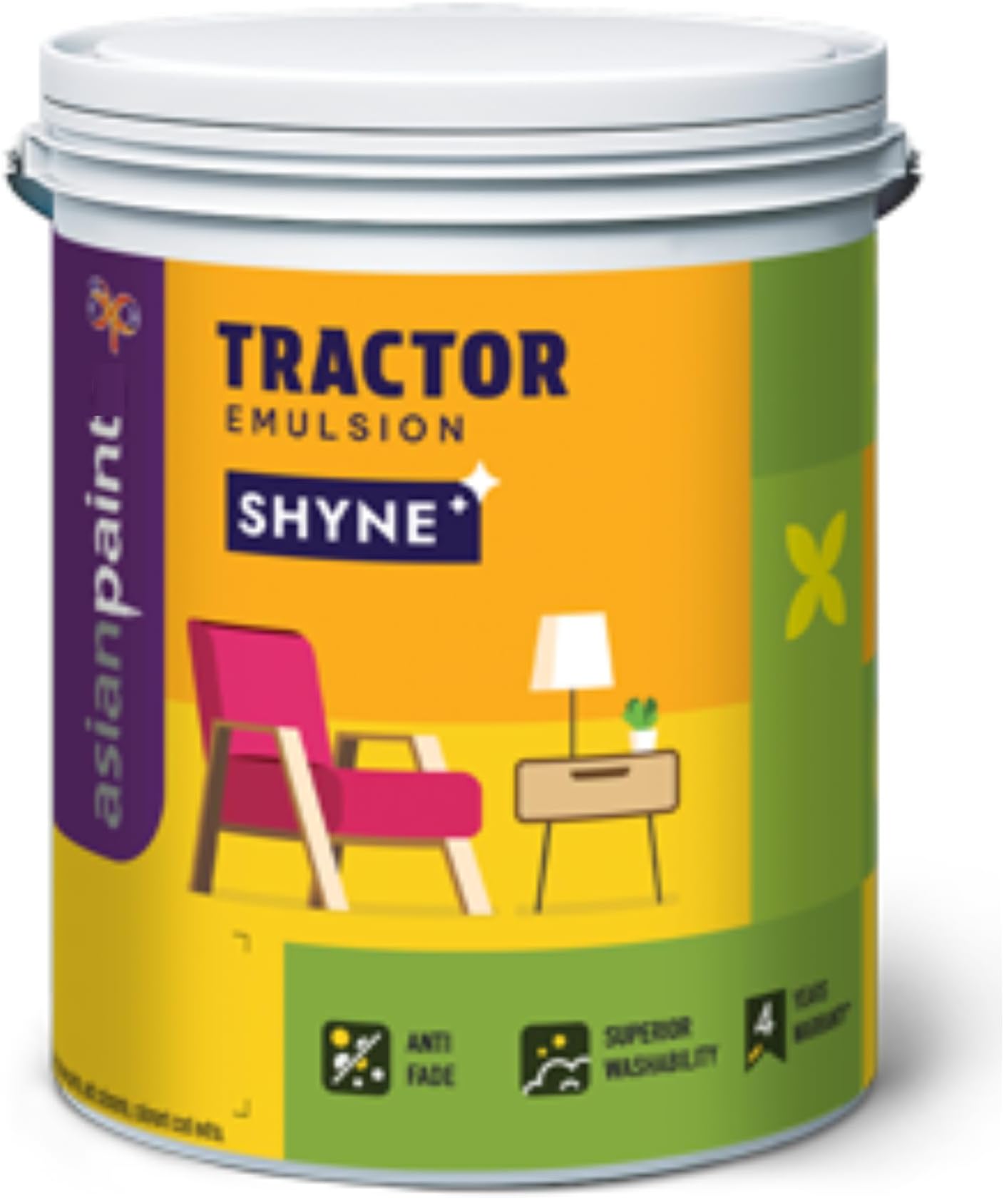 Asian Paint Royale Shyne Luxury Emulsion White 10L : Amazon.in: Home ...