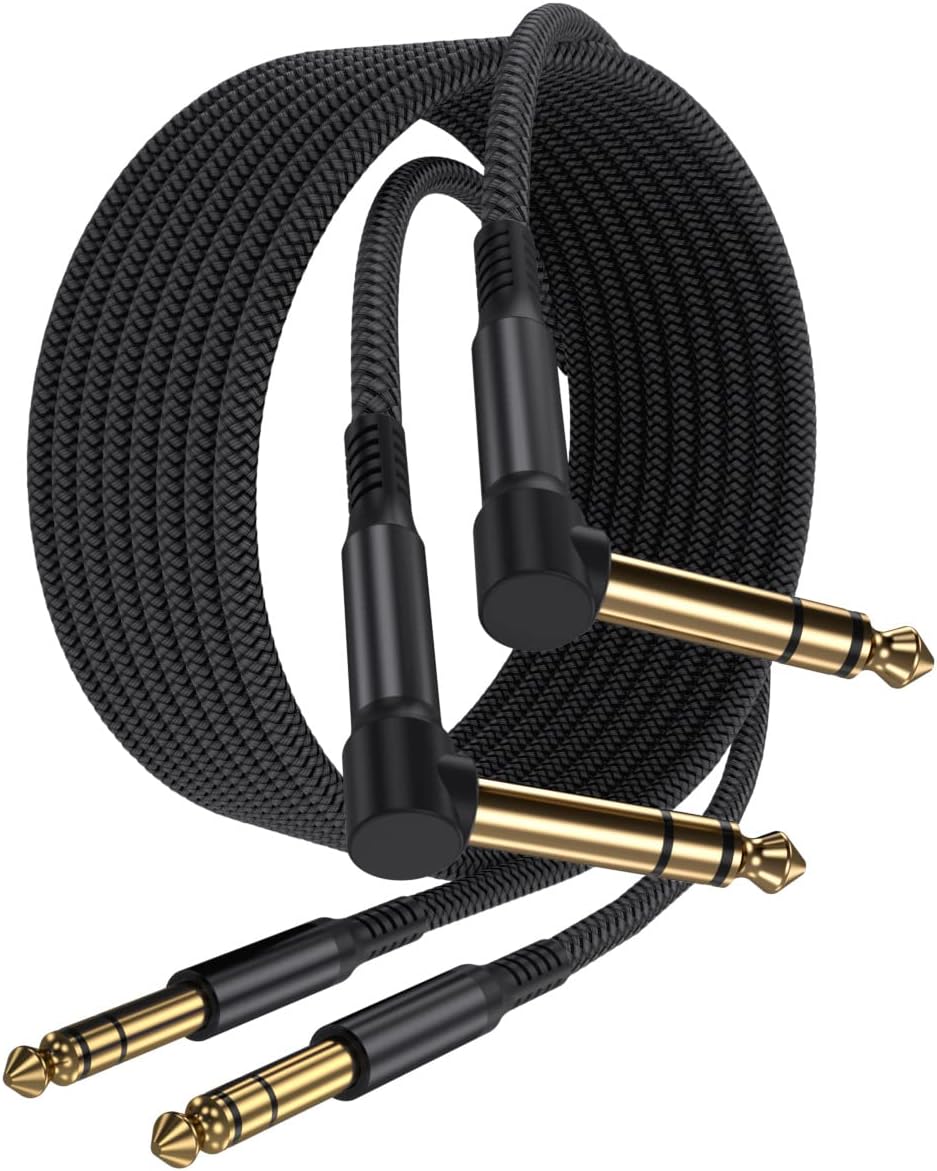 Amazon.com: Hosa CSS-202 Dual 1/4" TRS to Dual 1/4" TRS Stereo ...