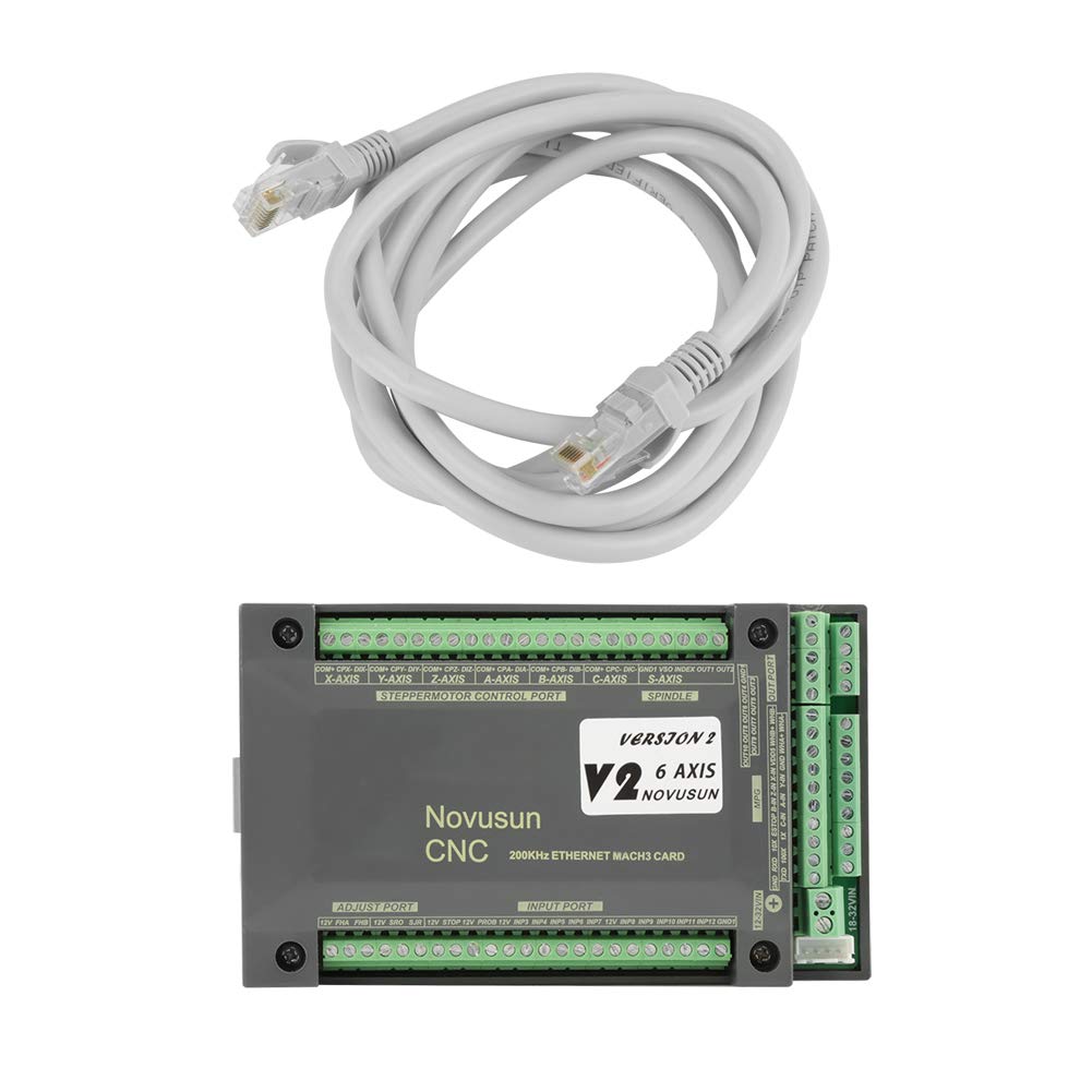 MACH3 Motion Control Card NVEM CNC Controller 6 Axis MACH3 Ethernet ...