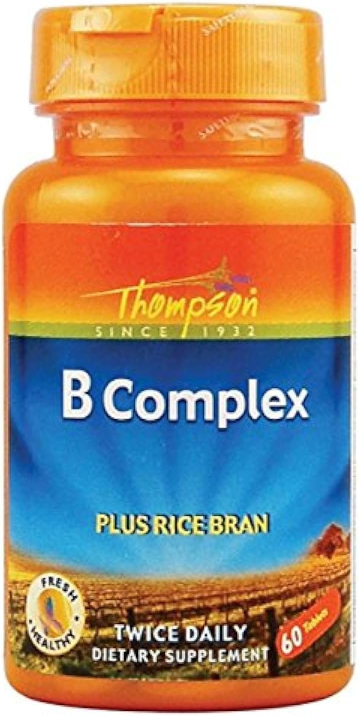 Amazon.com: B Complex w/Rice Bran Oil Thompson 60 Tabs : Health & Household