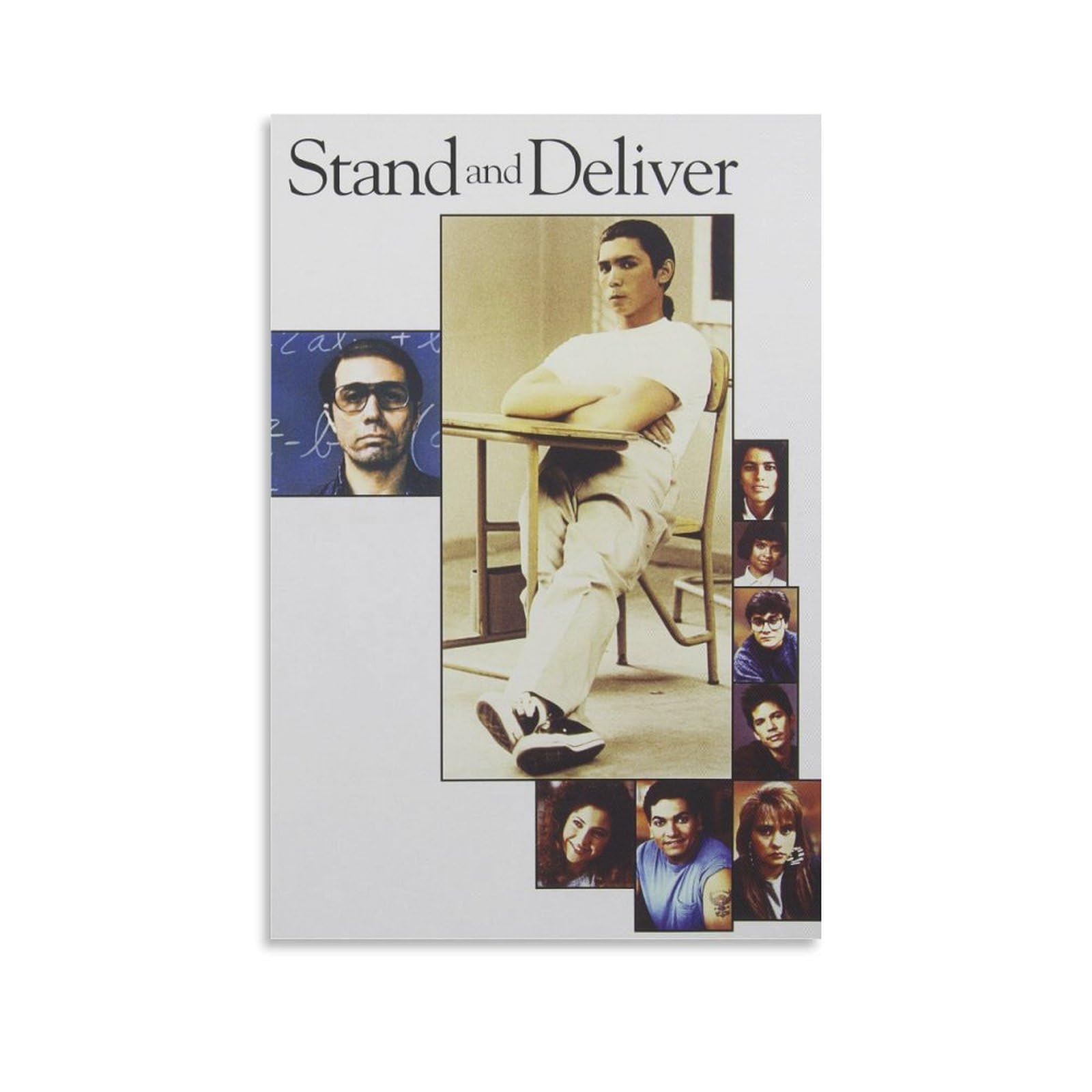 Amazon.com: KONEO Stand And Deliver Movie Poster Canvas Poster Wall Art ...