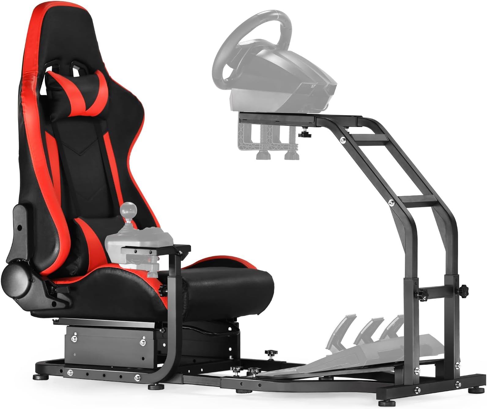 Anman Racing Wheel Stand, Adjustable Racing Simulator Cockpit,Driving ...