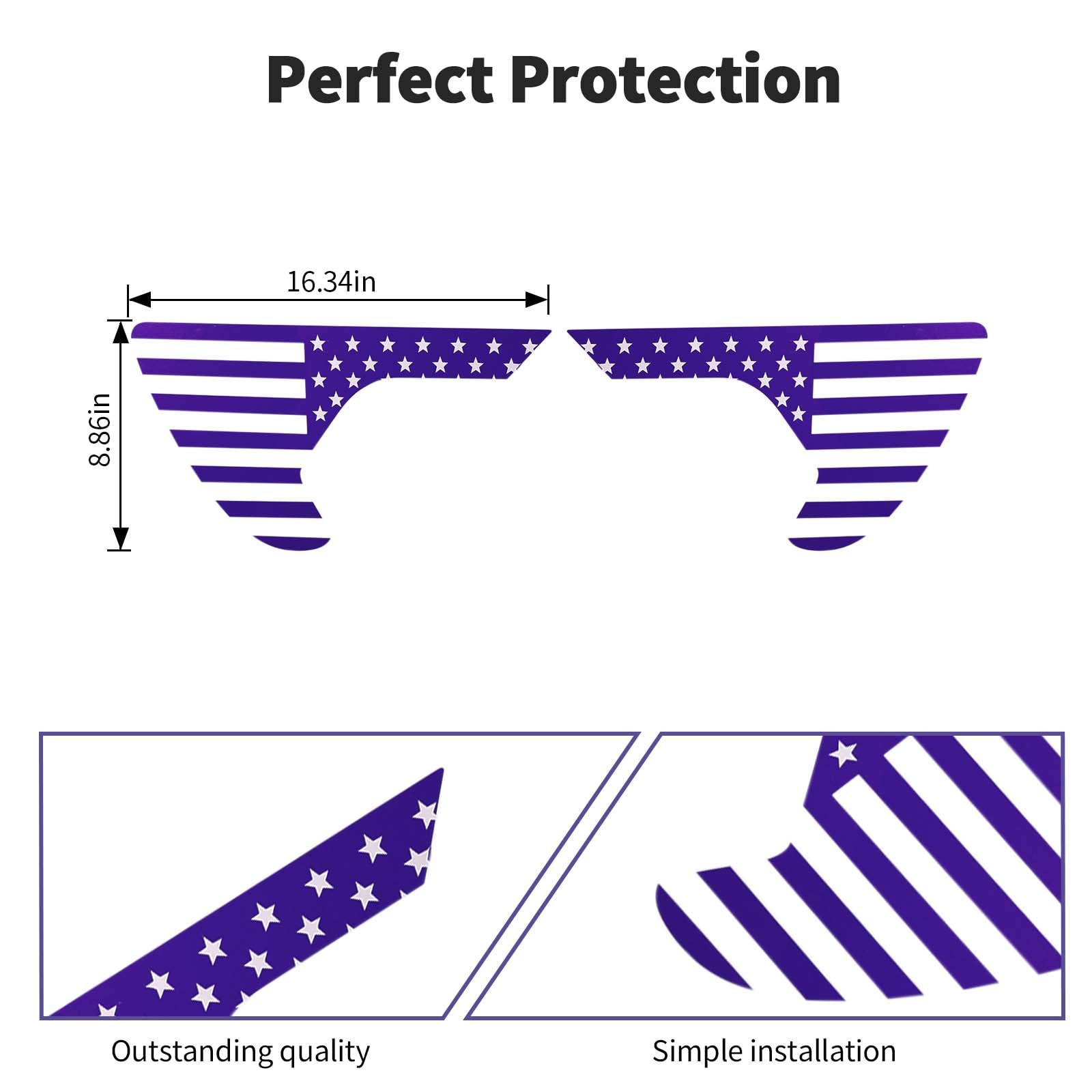 Snapklik.com : Side Fender Vent Sticker US Flag Decals Vinyl Sticker ...