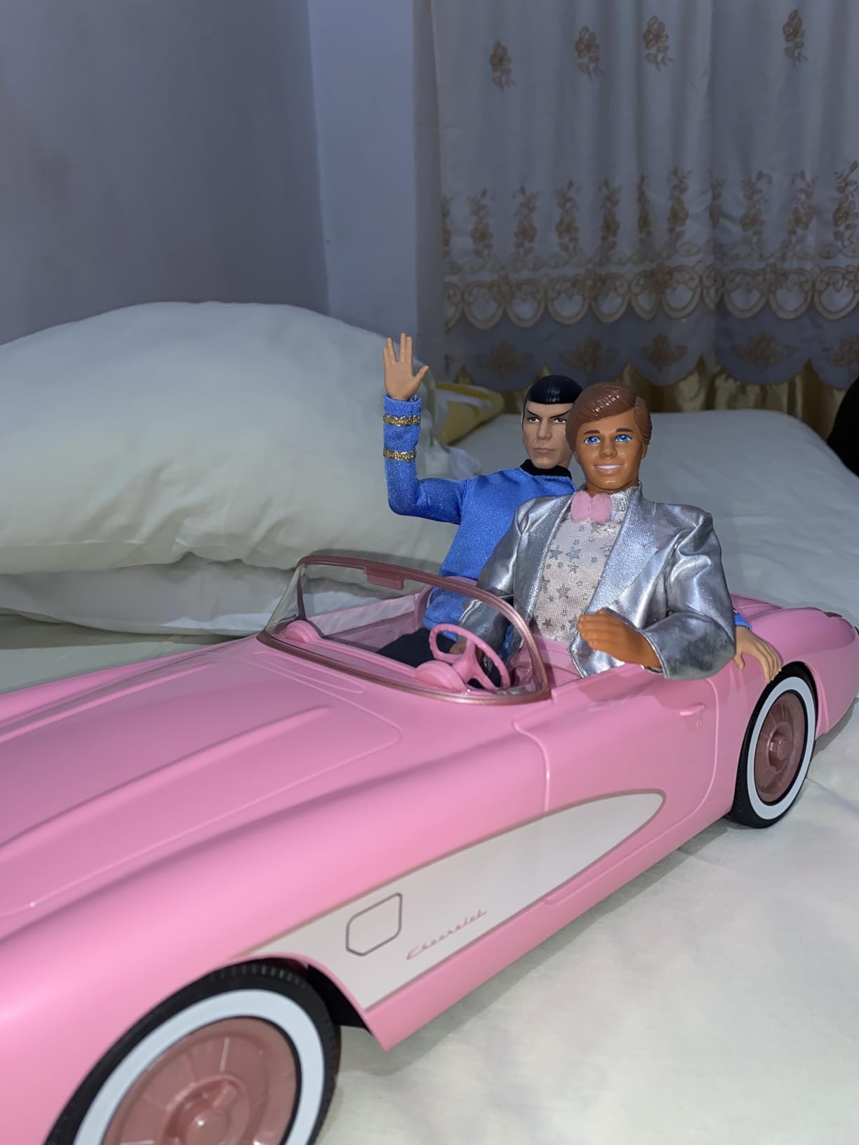 $8/mo - Finance Hot Wheels Barbie RC Corvette from Barbie The Movie ...