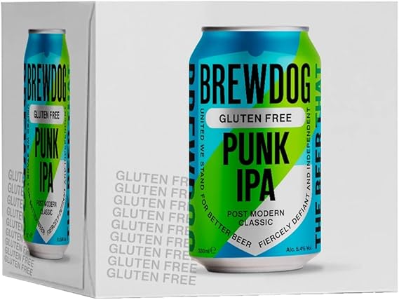 BrewDog Gluten Free Punk IPA, 4 x 330ml : Amazon.co.uk: Grocery