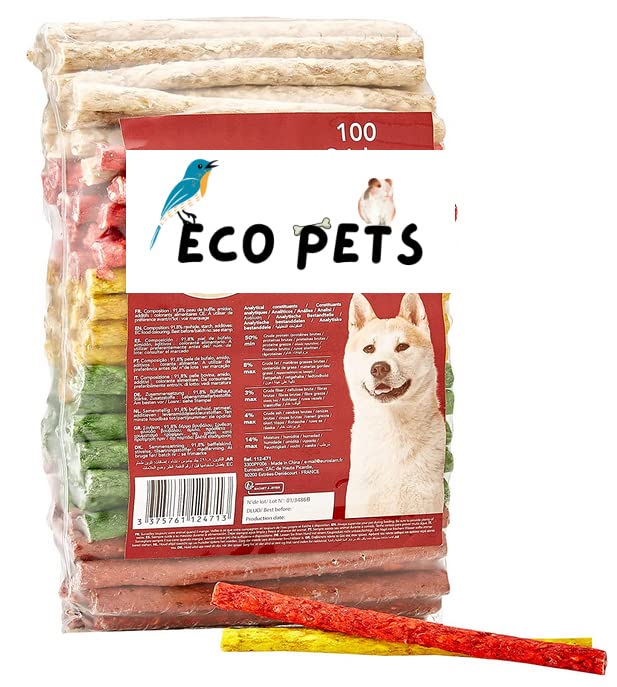 ECO PETS Chew Sticks for Dogs Adult 1kg Chew Stick Munchy Stick Real ...