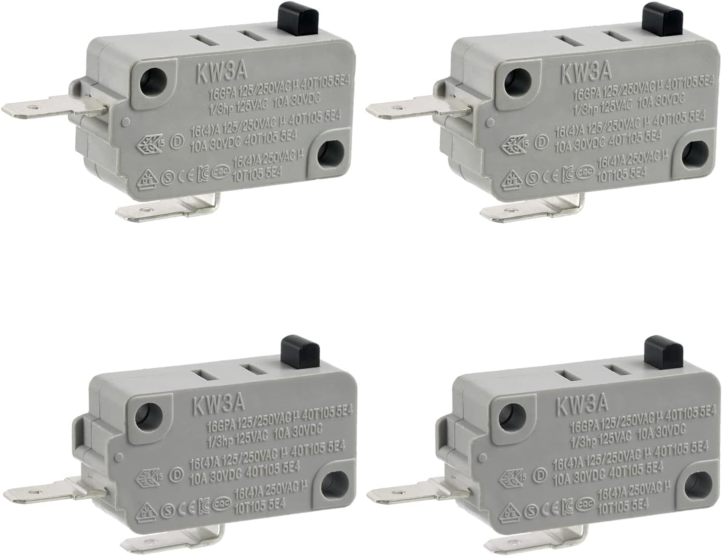 Amazon.com: KW3A Microwave Oven Door Switch 16A 125/250V Door Interloc ...