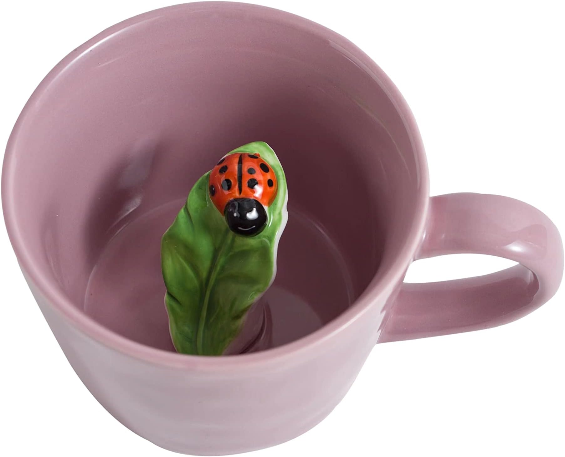 Amazon.com: Adorable Ladybug 10 oz Coffee Mug/cup with Dotted Bow Great ...