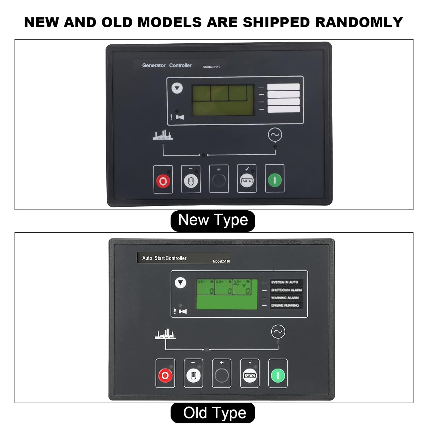 Buy Generator Controller 5110, Generator Controller Module LCD Display Panel DSE5110 Generator ...