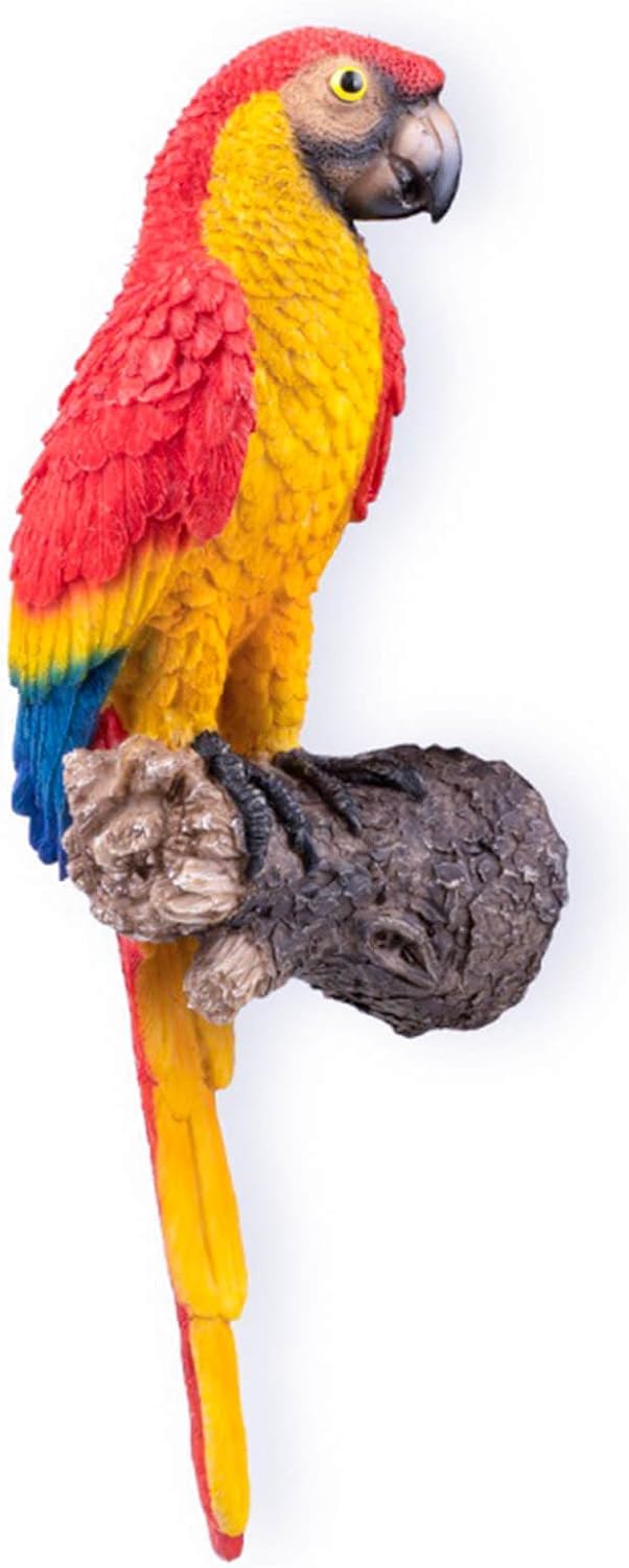 Amazon.com : A.F.N.A.L Parrot Tree Hugger Outdoor Statue for Garden ...