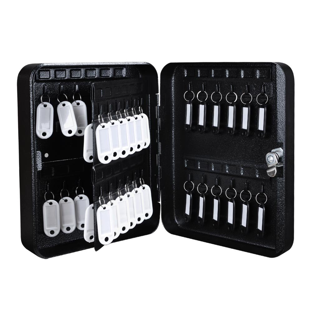 Buy 48 Keys Portable Solid Steel Safe Case & Tags Storage Cabinet Lock ...