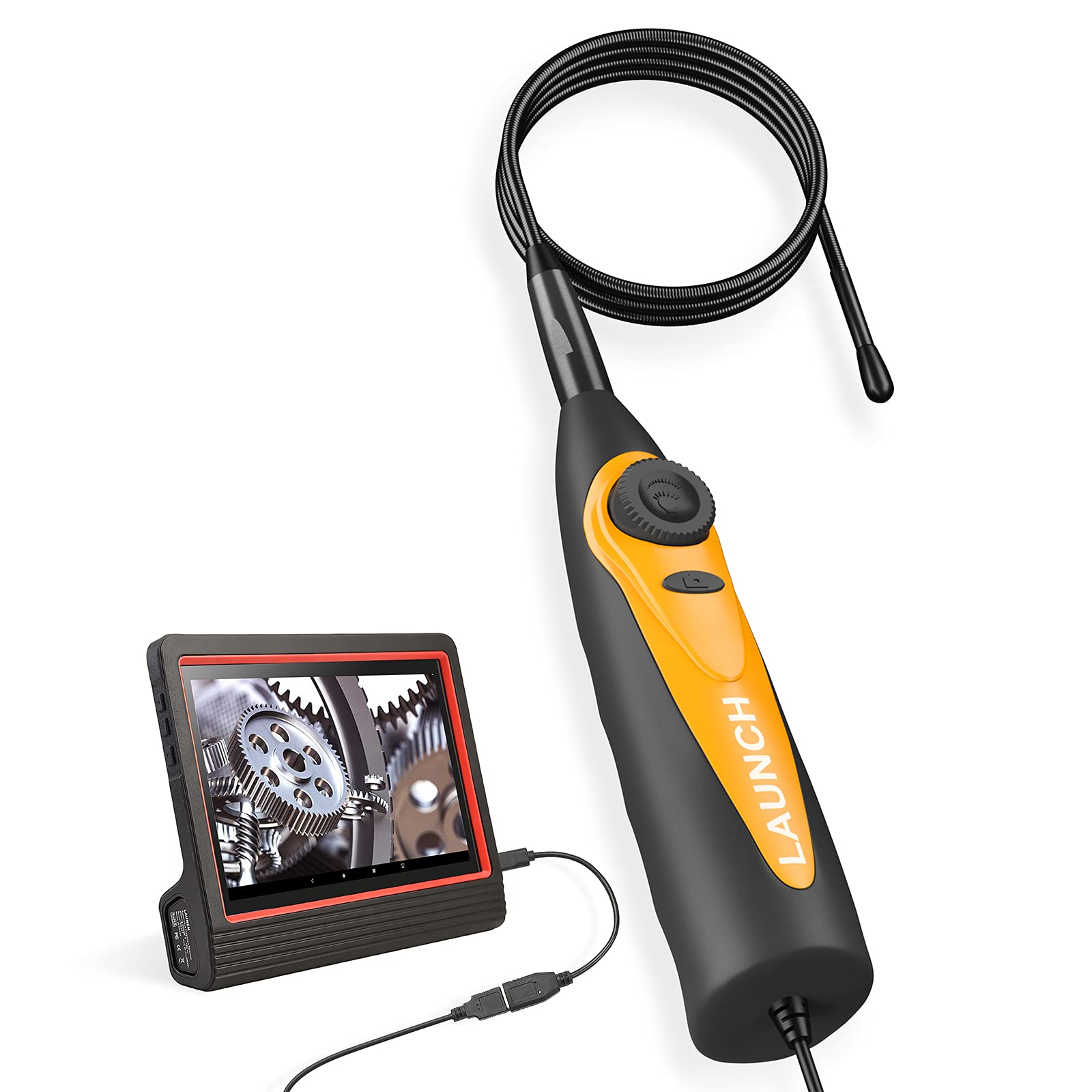 Launch Vsp 600 Borescope Inspection Camera Ip67 Waterproof Semi Rigid ...