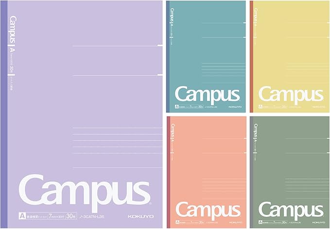 Kokuyo Composition Notebooks 5 Pack Campus Semi B5 Comp