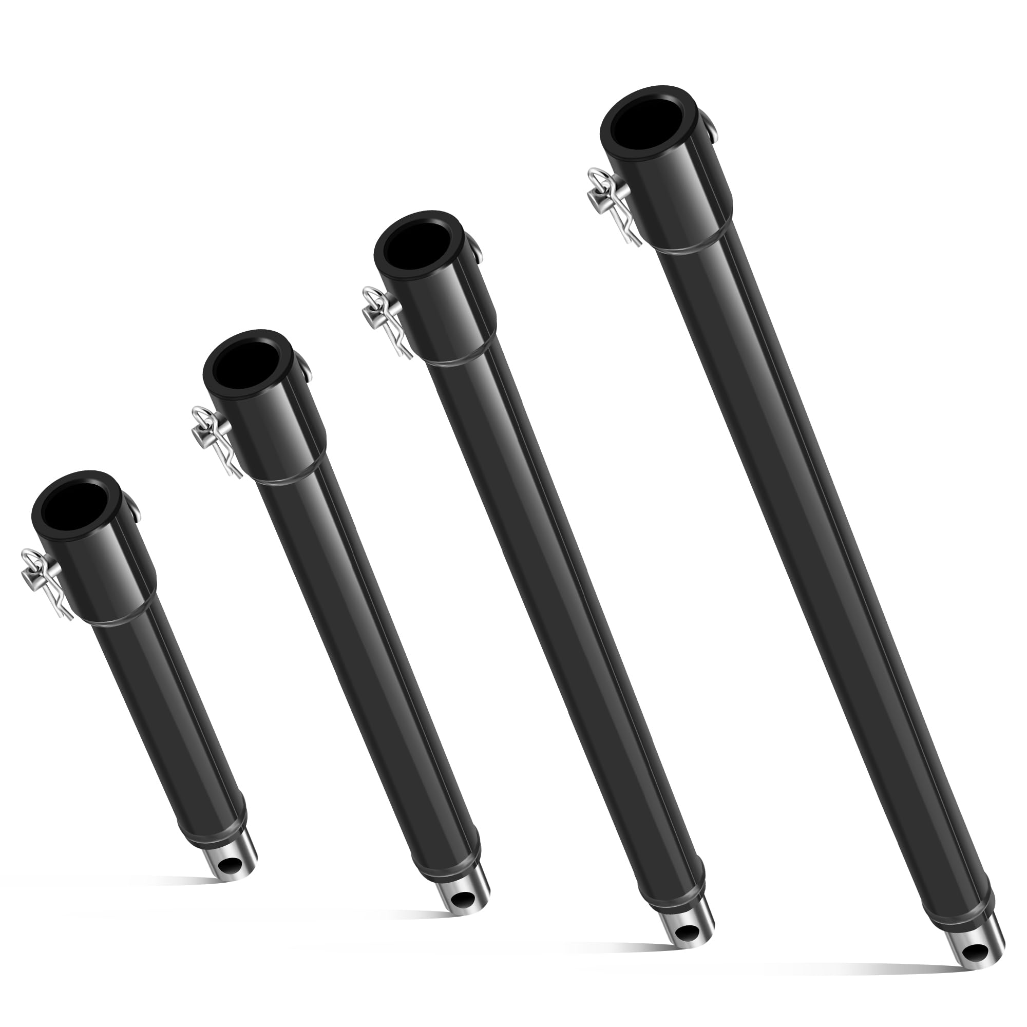 Enhon 4 Pcs Auger Extension Drill Bits, 8'' 12'' 16'' 20'' Length Earth ...