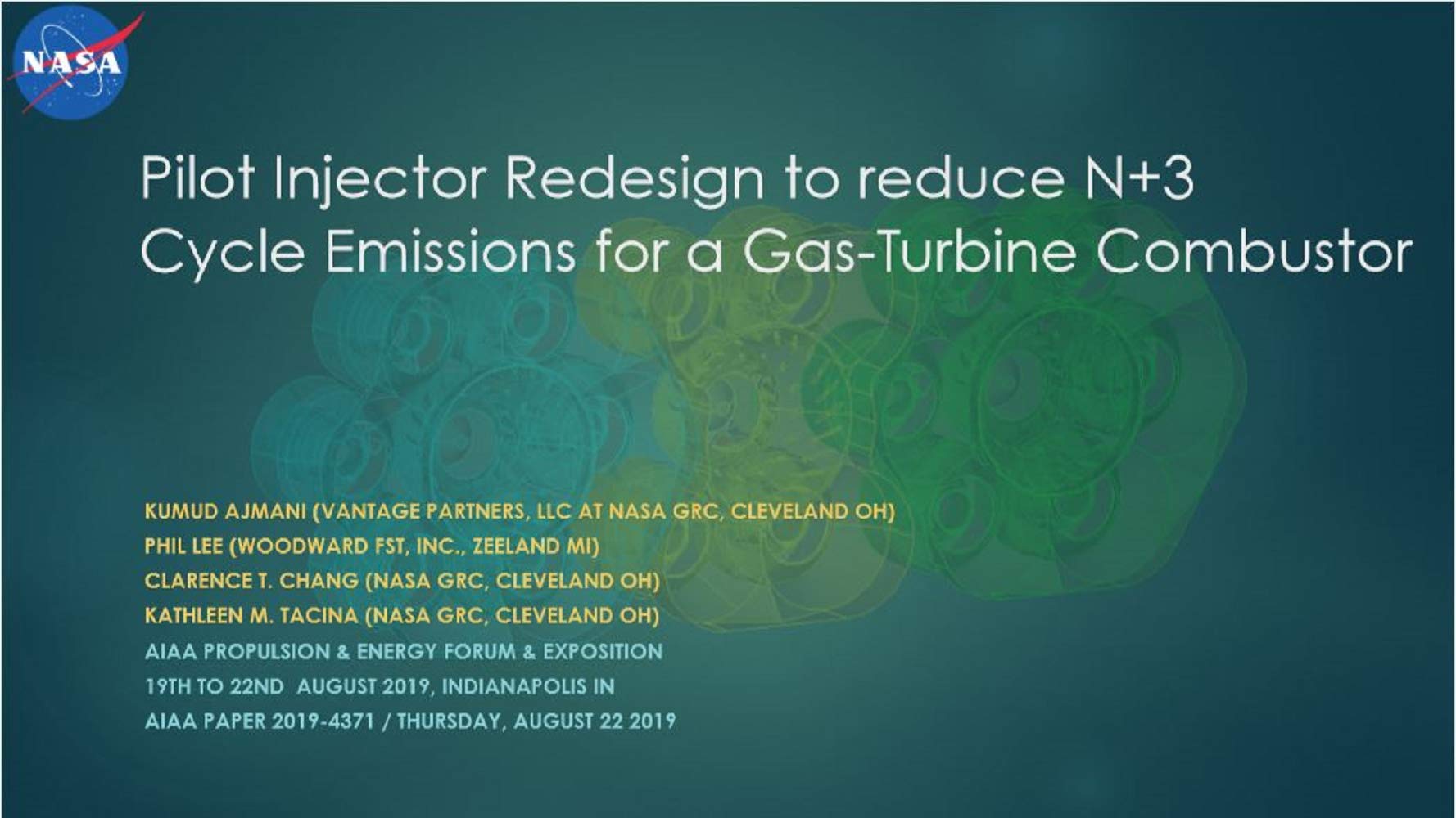 Buy Pilot Injector Redesign to Reduce N+3 Cycle Emissions for a ...