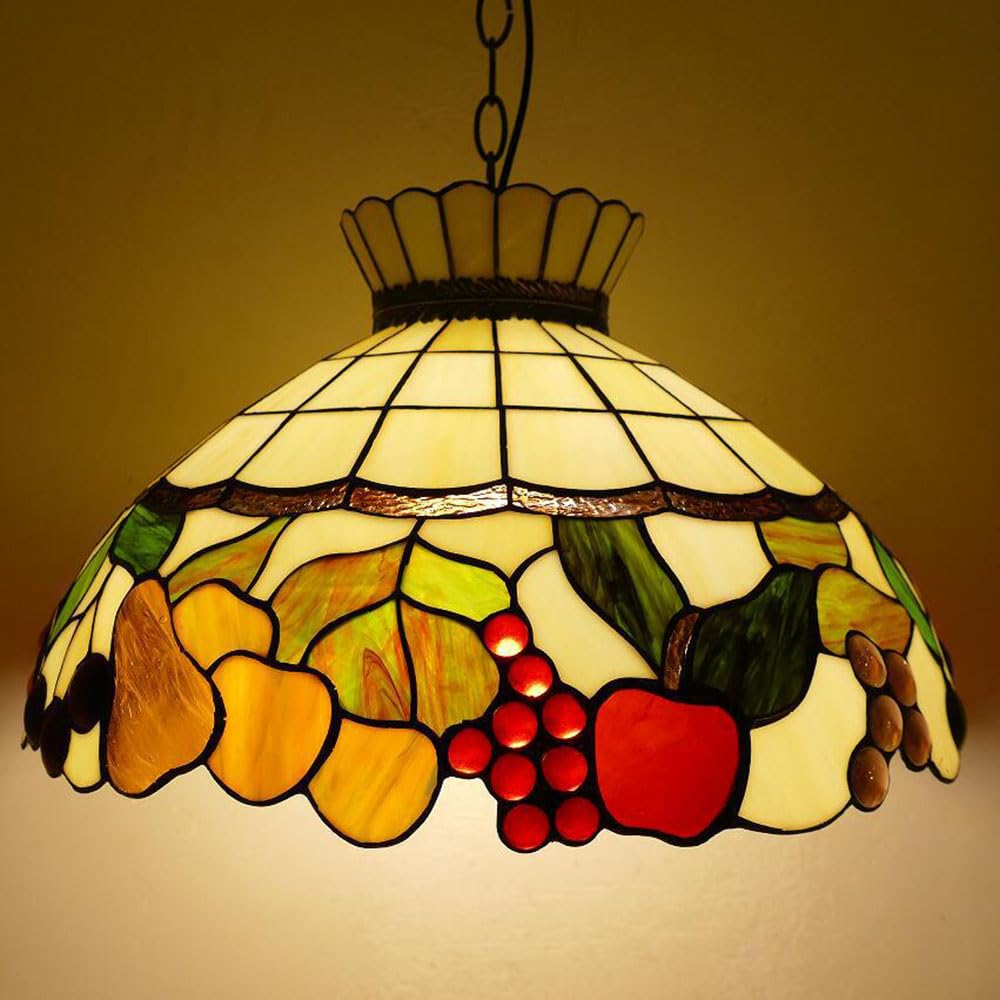 Tiffany Fruit Pendant Lighting Fixtures FSLIVING Tiffany Style Pendant